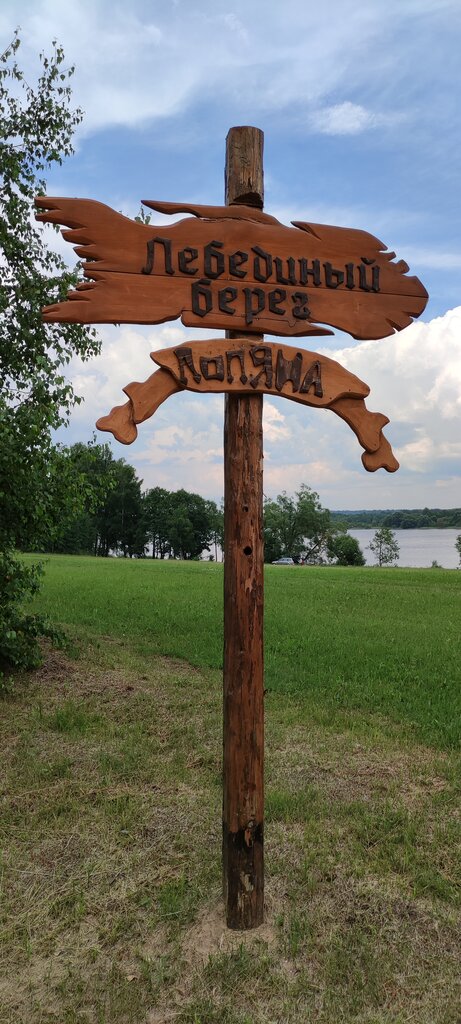 Piknik alanı Зона отдыха Лебединый берег, Minskaya oblastı, foto
