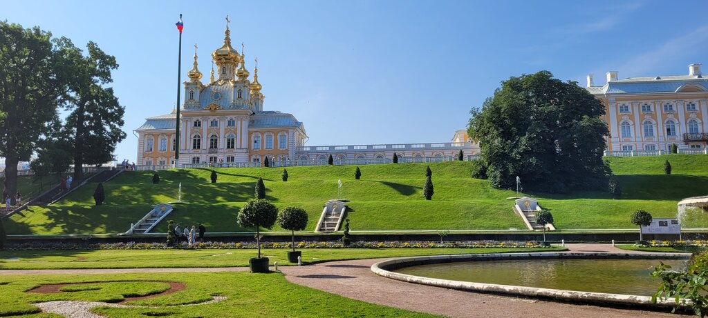 Seyir terası Observation deck, Peterhof, foto