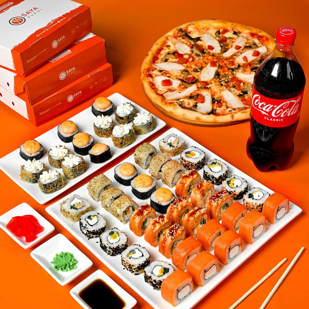 Suşi restoranı Saya sushi, Astana, foto