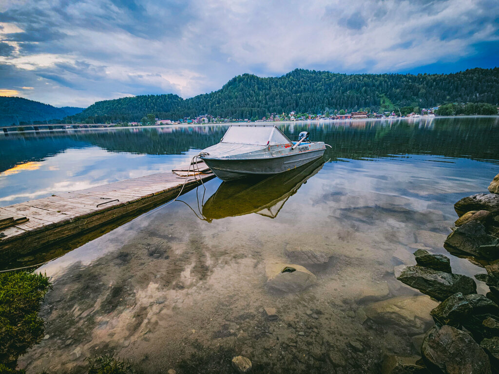 i̇skele пристань Иогач, Altay Cumhuriyeti, foto