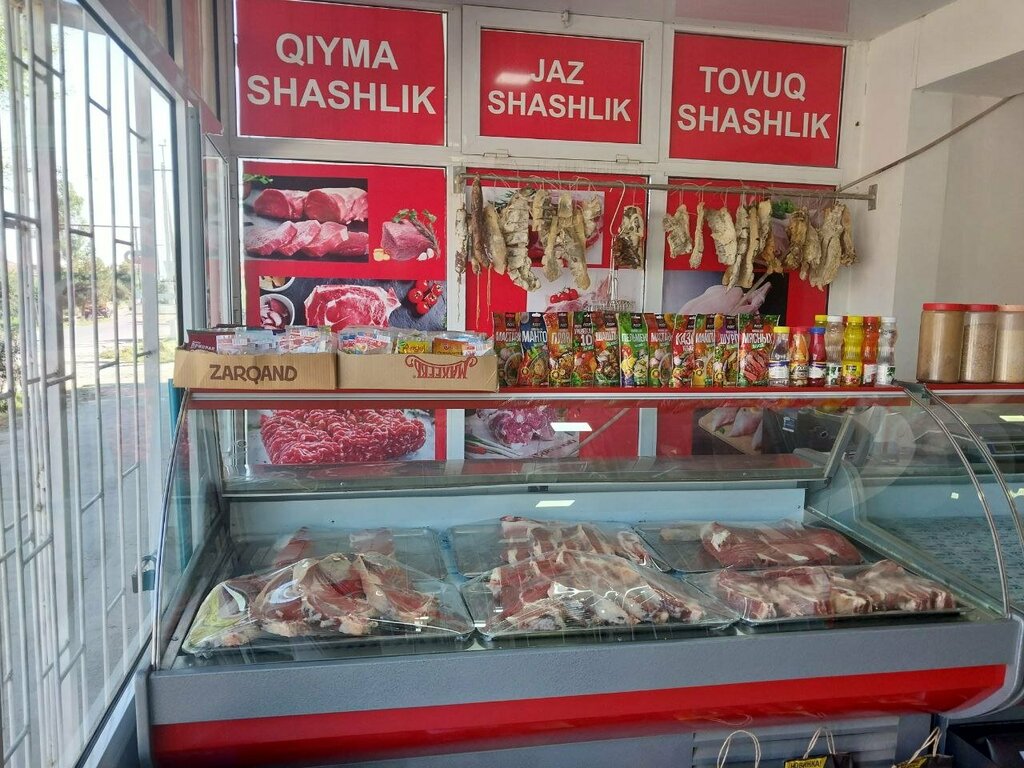Kasap, şarküteri Sherzod, Taşkent eyaleti, foto