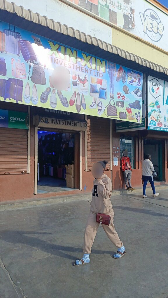 Giyim mağazası Xin-xin investment Ltd, Lusaka, foto