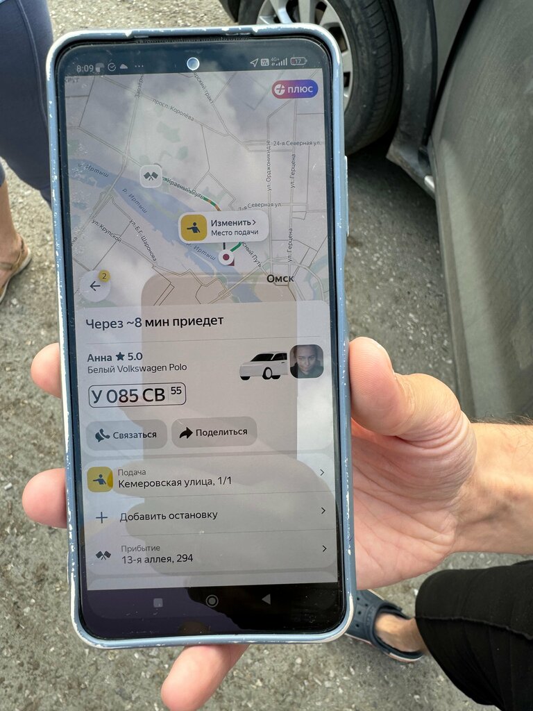 Taksi Yandex.Taxi Partner, Omsk, foto