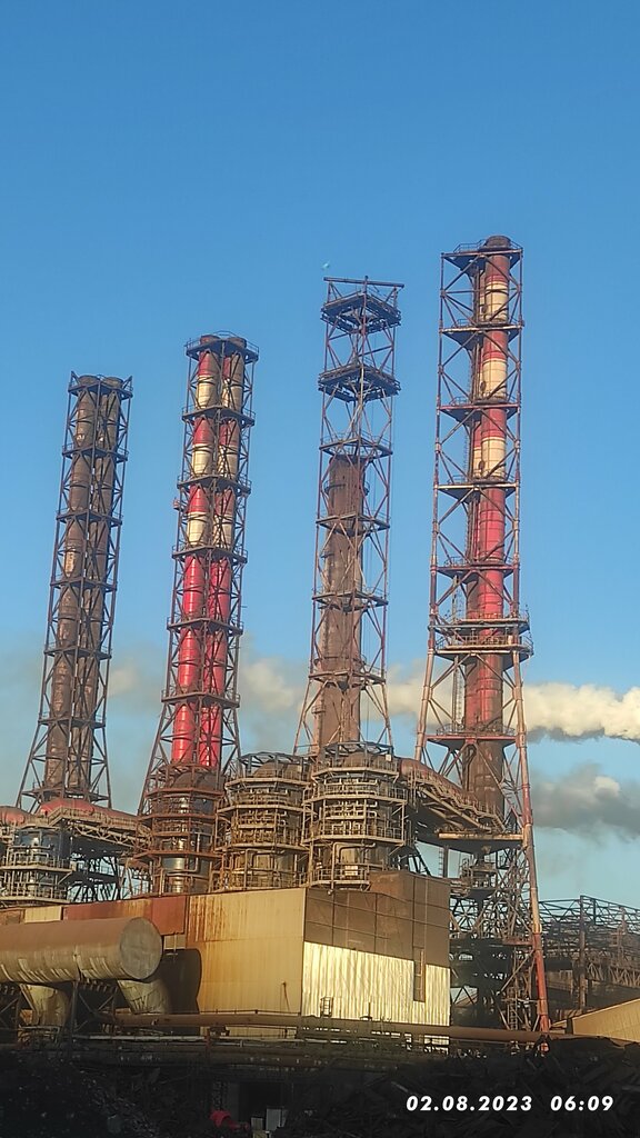 Endüstriyel altyapı Агломерационный цех, Magnitogorsk, foto