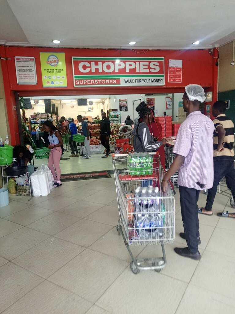 Süpermarket Choppies Chilenje, Lusaka, foto