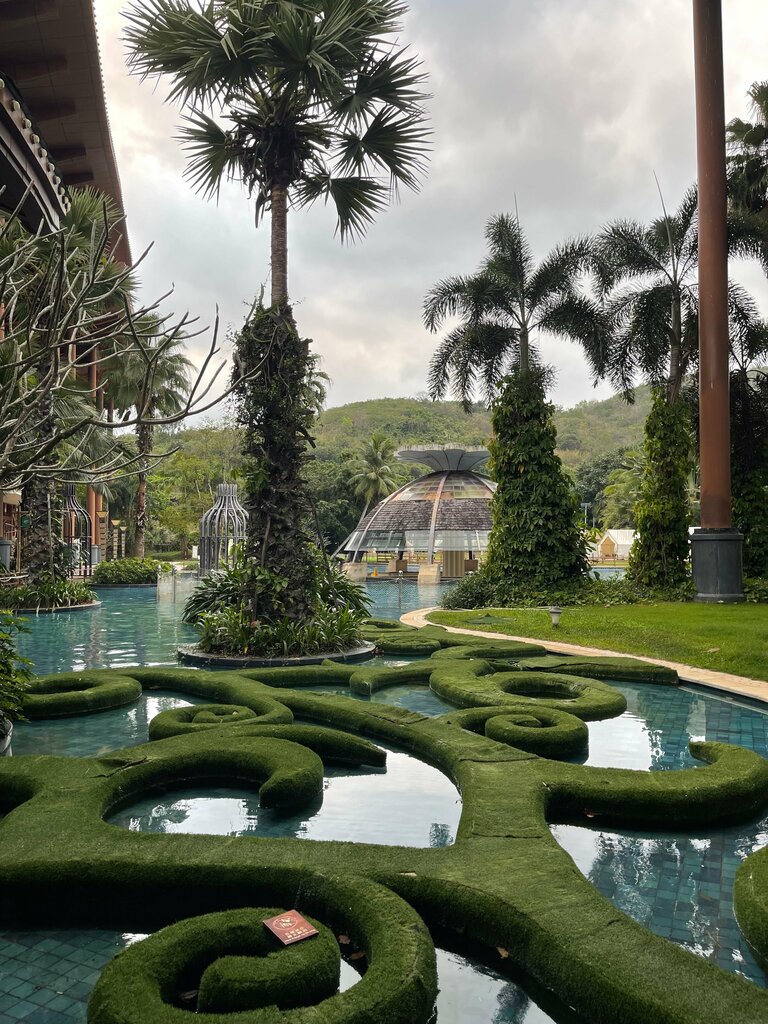 Kaplıcalar Shenlonggu Hot Spring Park, Hainan, foto