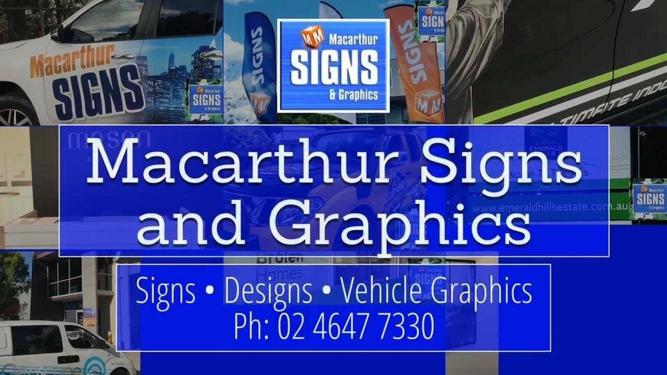 Grafik tasarımcılar Macarthur Signs & Graphics, Sidney, foto