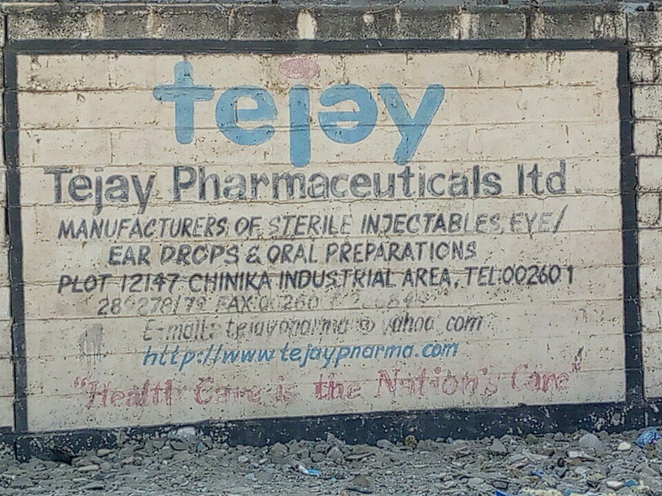 Yönetim ofisi Tejay Pharmaceuticals, Lusaka, foto