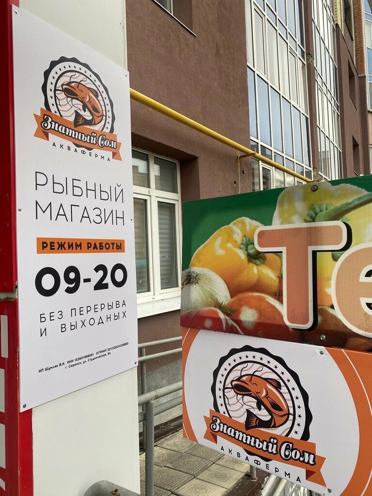 Balık ve deniz ürünleri Знатный сом, Saransk, foto