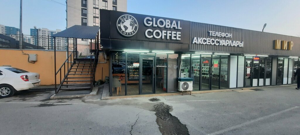 Kahve dükkanları Global Coffee, Çimkent (Şımkent), foto