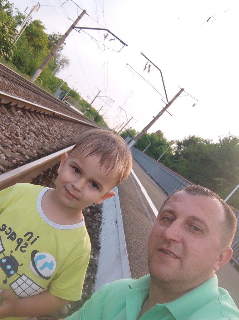 Tren istasyonu Остановочный пункт 1482 километр, Krasnodarski krayı, foto