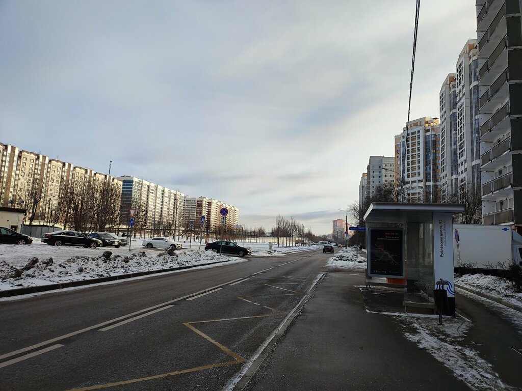 Toplu taşıma durağı Rublevskoe shosse, 91, Moskova, foto