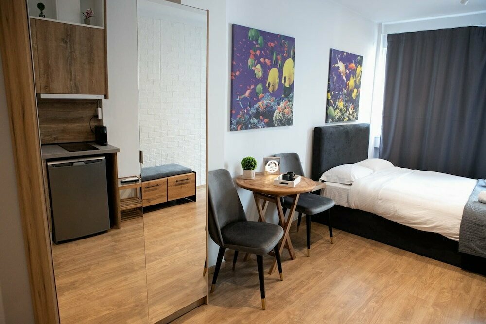 Otel Cozy modern studio in Thessaloniki, Selanik (Thessaloniki), foto