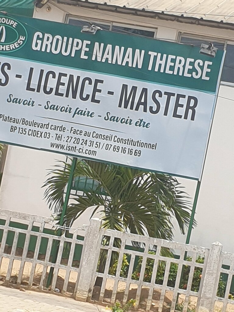 Üniversiteler Nanan Therese Higher Institute, Abican, foto