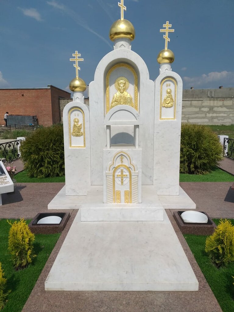 Heykel ve mezarlık taşı üreticileri Granite workshop Acropolis, Rostov‑na‑Donu, foto