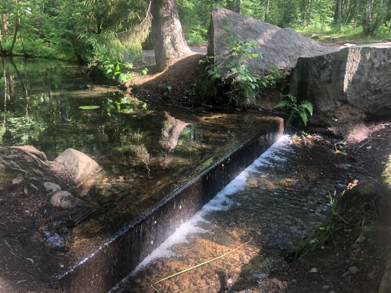 Şelale Waterfall, Saint‑Petersburg ve Leningradskaya oblastı, foto