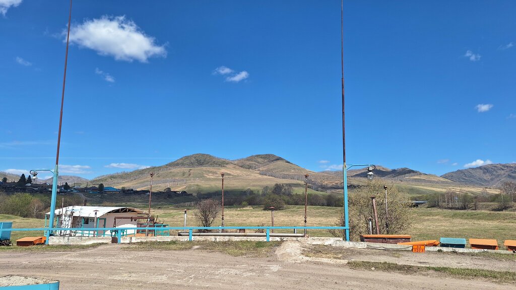 Benzin istasyonu АЗС, Krasnoyarski krayı, foto