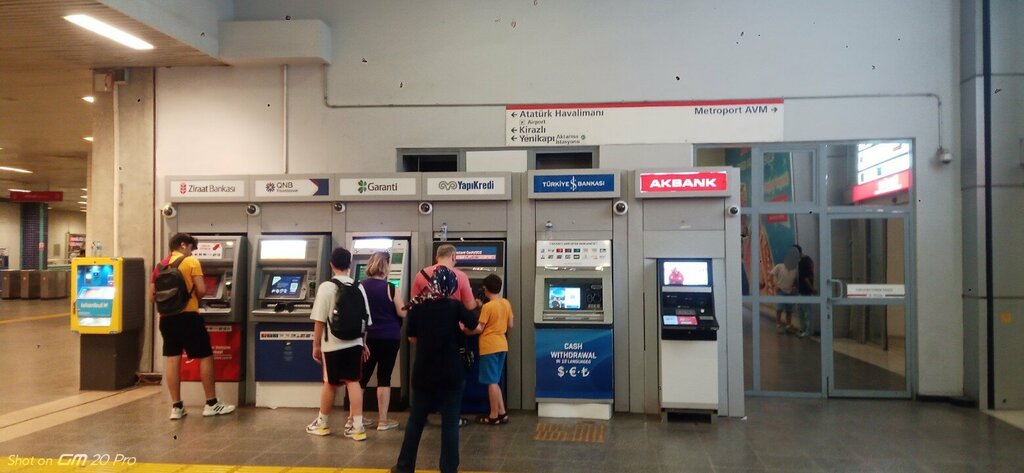 ATM'ler Türkiye İş Bankası Bankamatik, İstanbul, foto