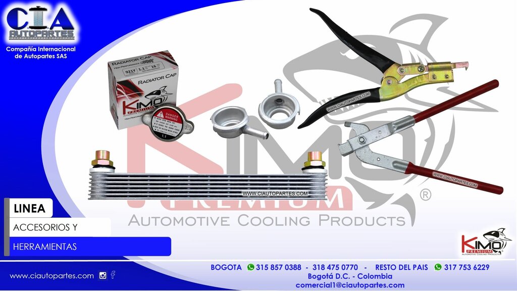 Beyaz eşya mağazaları Cía Autopartes S. A. S. Radiadores Importados, Bogota, foto