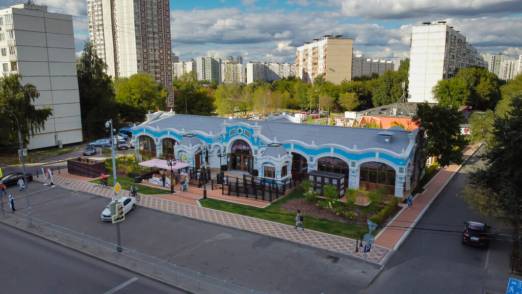 Gıda pazarı Interregional fair, Moskova, foto