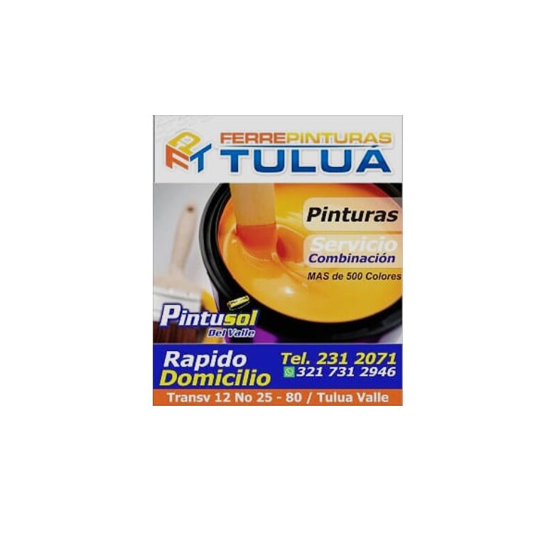 Boya ve cila malzemeleri üretim ve satış yerleri Ferrepinturas Tuluá, Tulua, foto