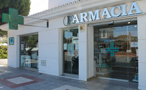 Eczaneler Farmacia La Barrosa, Endülüs, foto