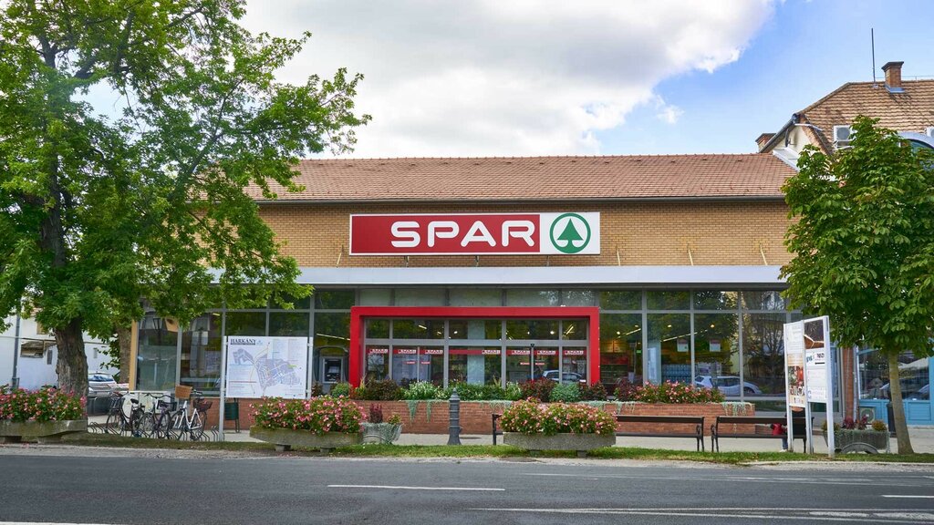 Süpermarket Spar szupermarket, Dünya, foto