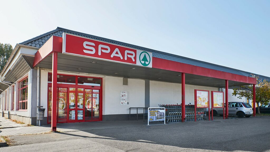 Süpermarket Spar szupermarket, Budapeşte, foto