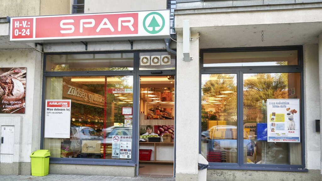 Süpermarket Spar market, Budapeşte, foto