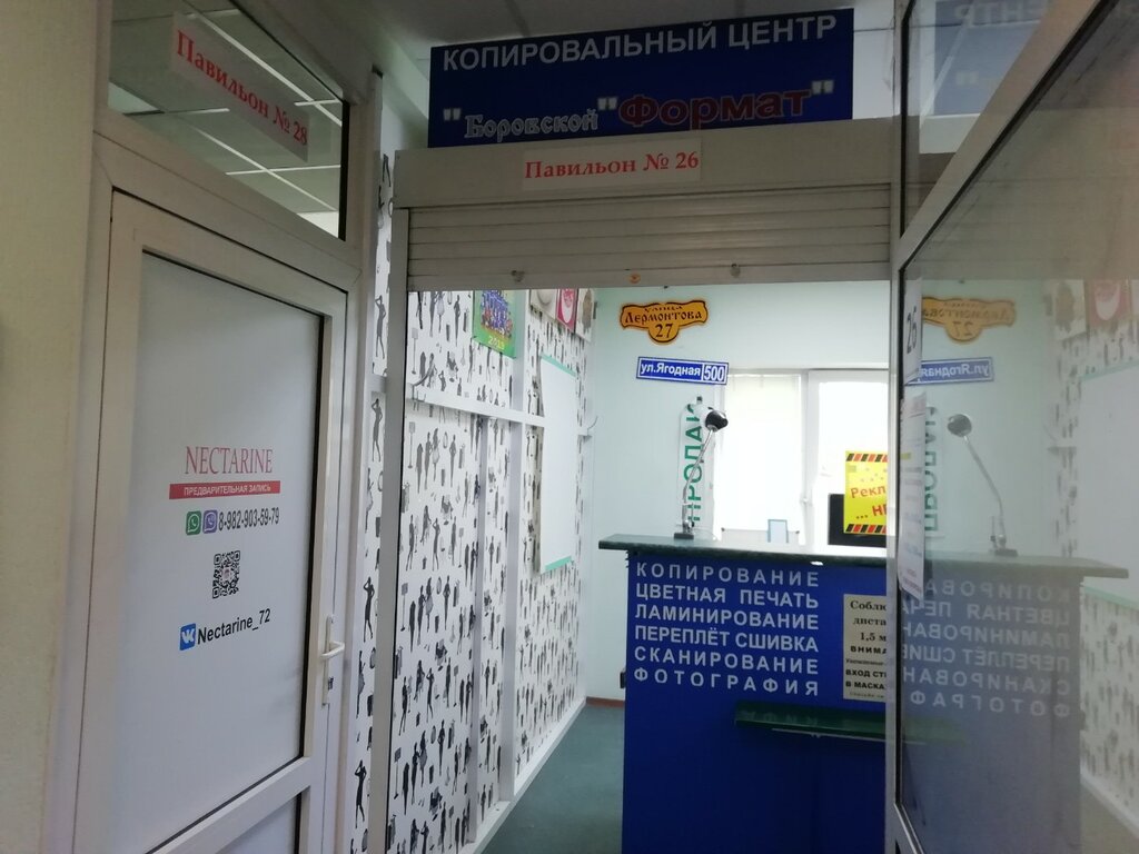 Fotokopi dükkanları Borovsky format Petrova Ye. A., Tümen (Tiumenskaya) oblastı, foto