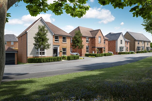 Arazi dizisi David Wilson Homes - Old Mill Farm, İngiltere, foto