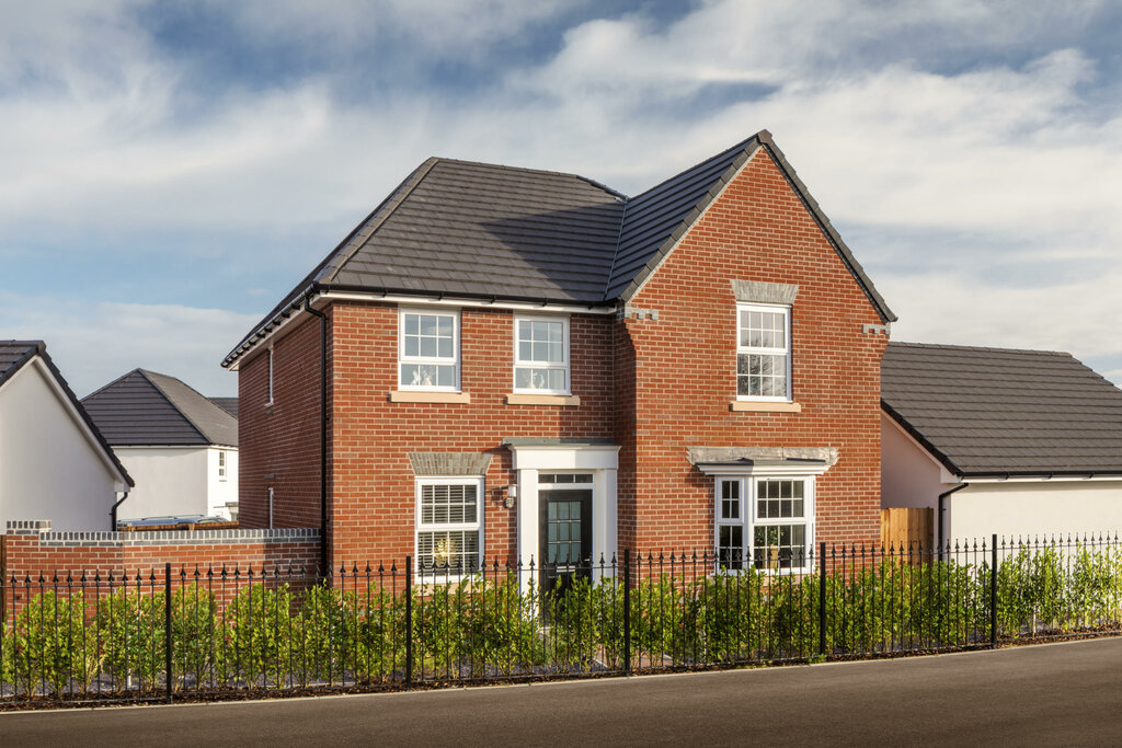 Arazi dizisi David Wilson Homes @ Parc Fferm Wen, Galler, foto
