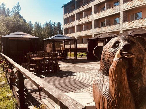 Kafe Bear corner, Segezha, foto