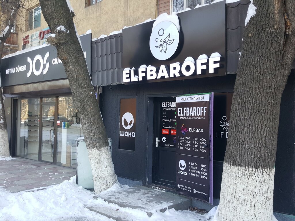 Elektronik sigara satış noktaları Elfbaroff, Çimkent (Şımkent), foto
