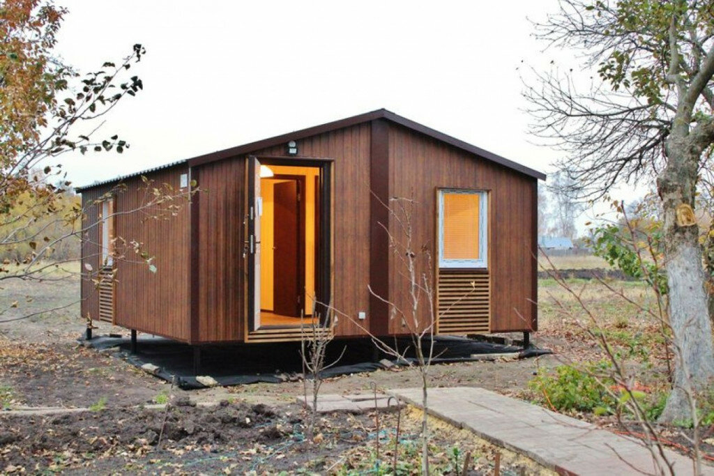 Yazlık ev inşaatı Технологии Дома, Novosibirskaya oblastı, foto