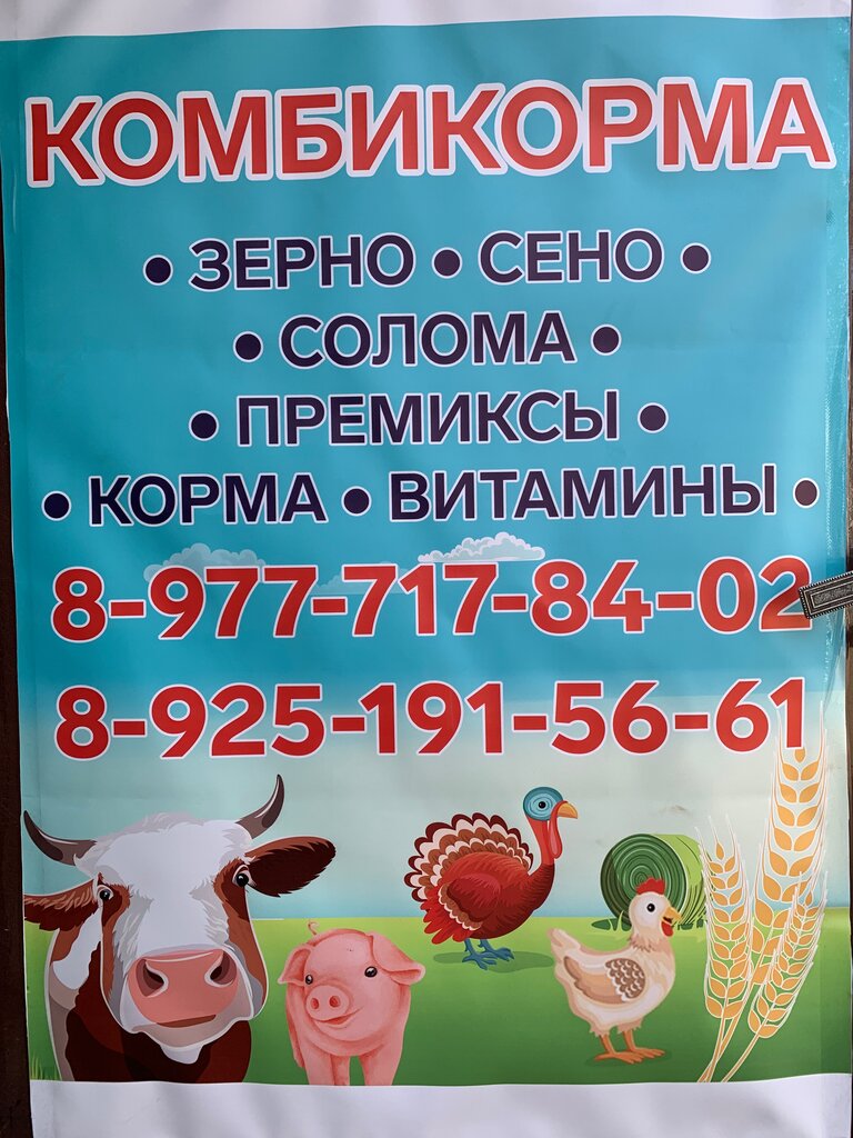 Yem ve yem katkı maddeleri Комбикорма, Moskova ve Moskovskaya oblastı, foto