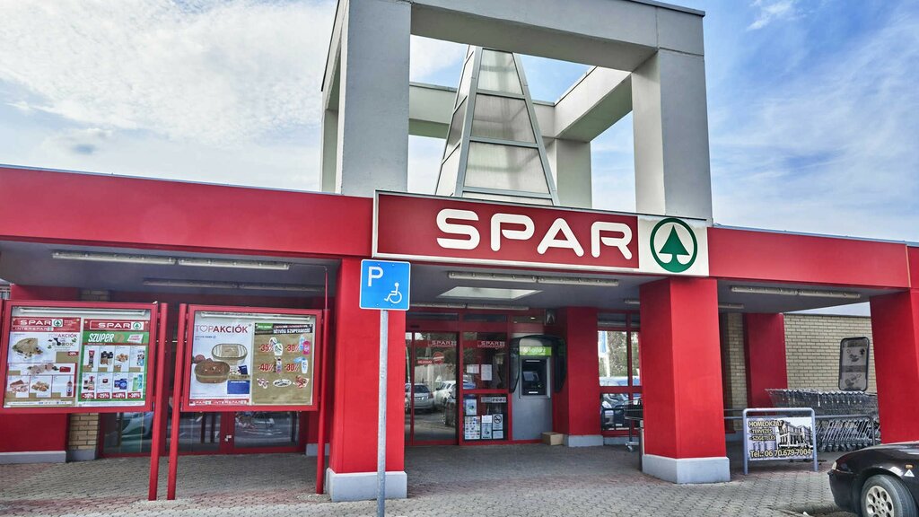 Süpermarket Spar szupermarket, Pest, foto