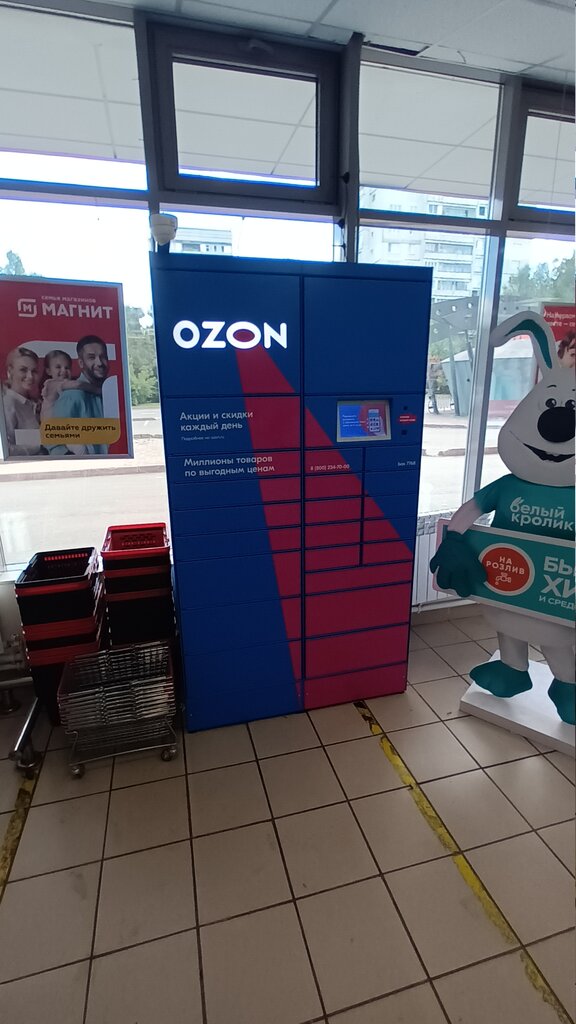 Parsel otomatı Ozon Box, Kemerovo, foto