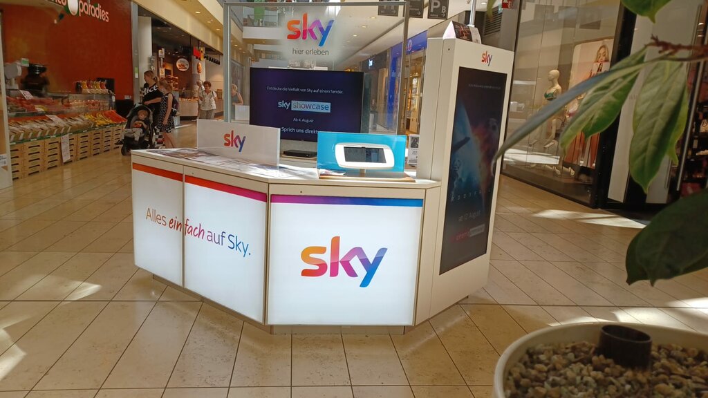 Televizyon kanalları Sky Shop, Dortmund, foto
