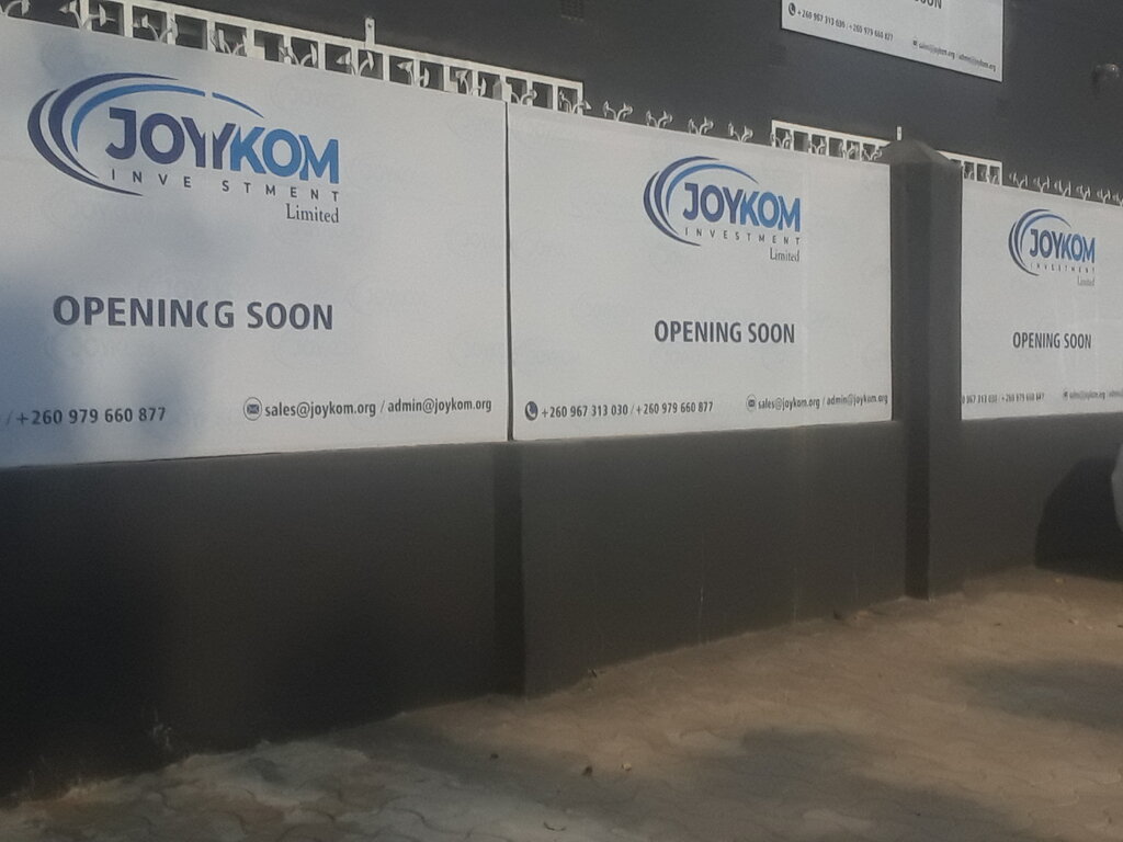 Yönetim ofisi Joykom Investment Ltd, Lusaka, foto