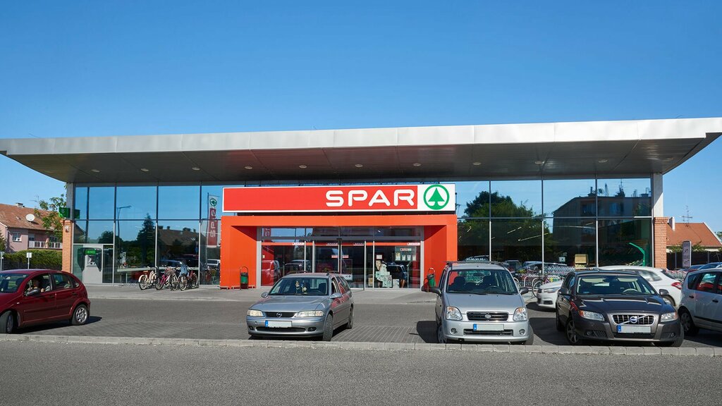 Süpermarket Spar szupermarket, Dünya, foto
