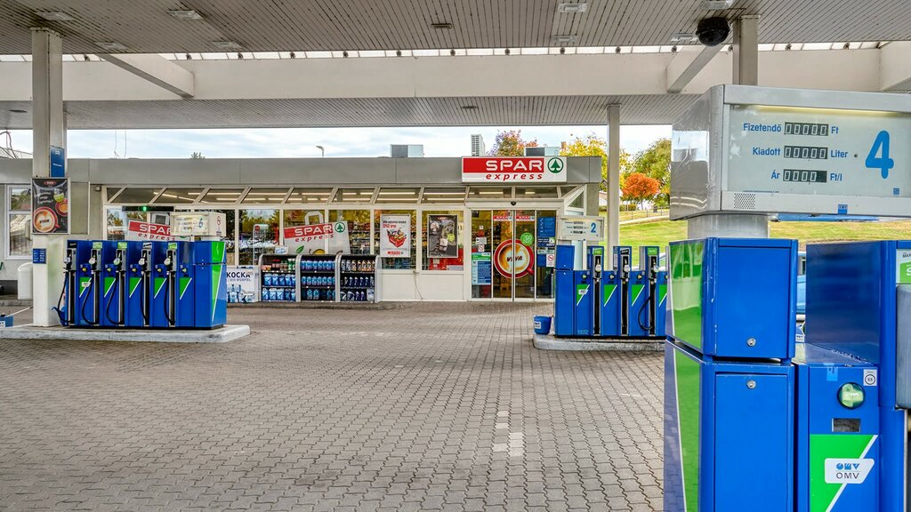 Otogaz dolum istasyonu Spar express, Siófok, foto