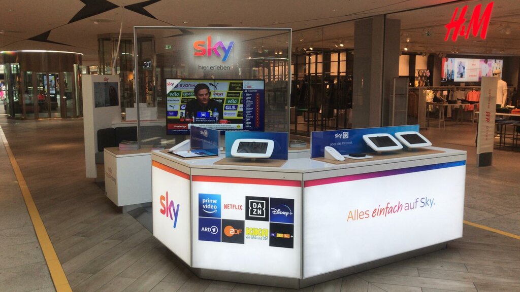 Televizyon kanalları Sky Shop, Aschaffenburg, foto