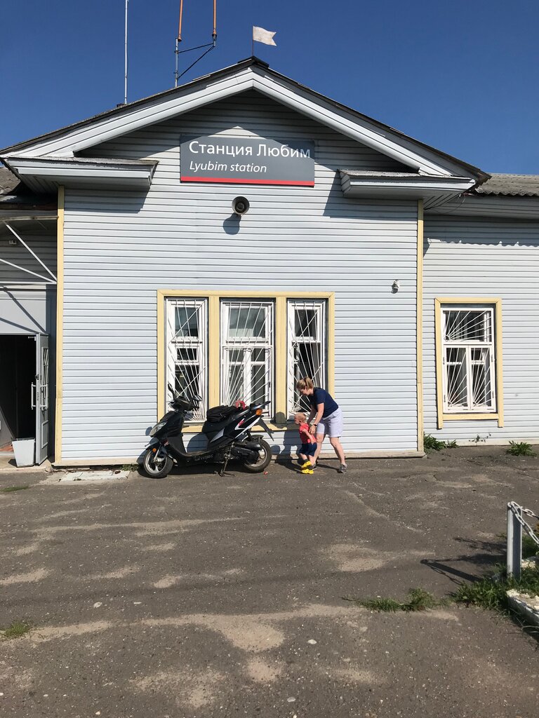 Tren istasyonu остановочный пункт Соколиный, Yaroslavskaya oblastı, foto