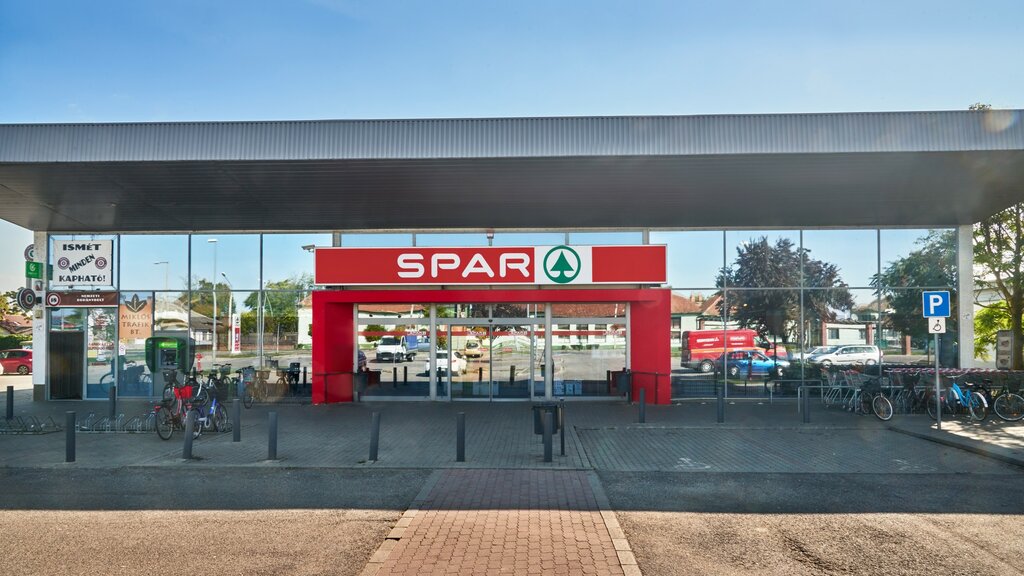 Süpermarket Spar szupermarket, Dünya, foto