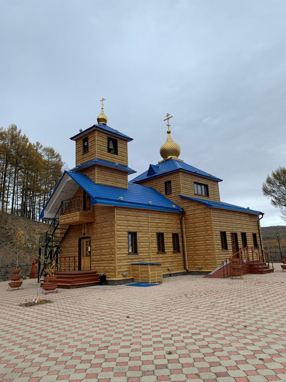 Ortodoks kiliseleri Церковь Георгия Победоносца, Amursk Bölgesi, foto
