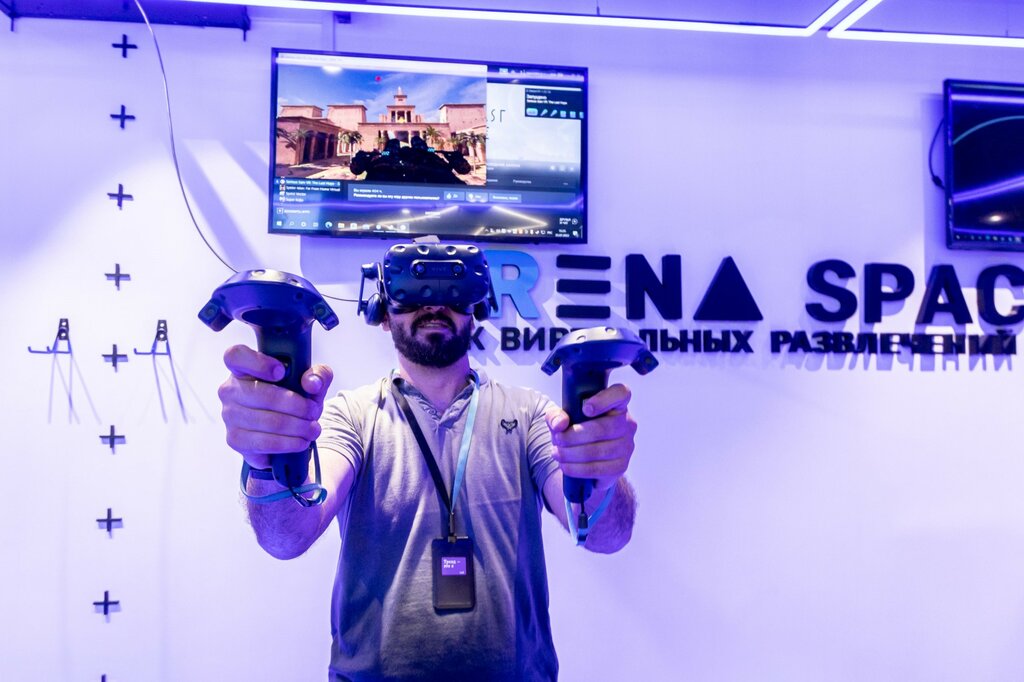 Sanal gerçeklik kulübü Arena VR, Moskova, foto