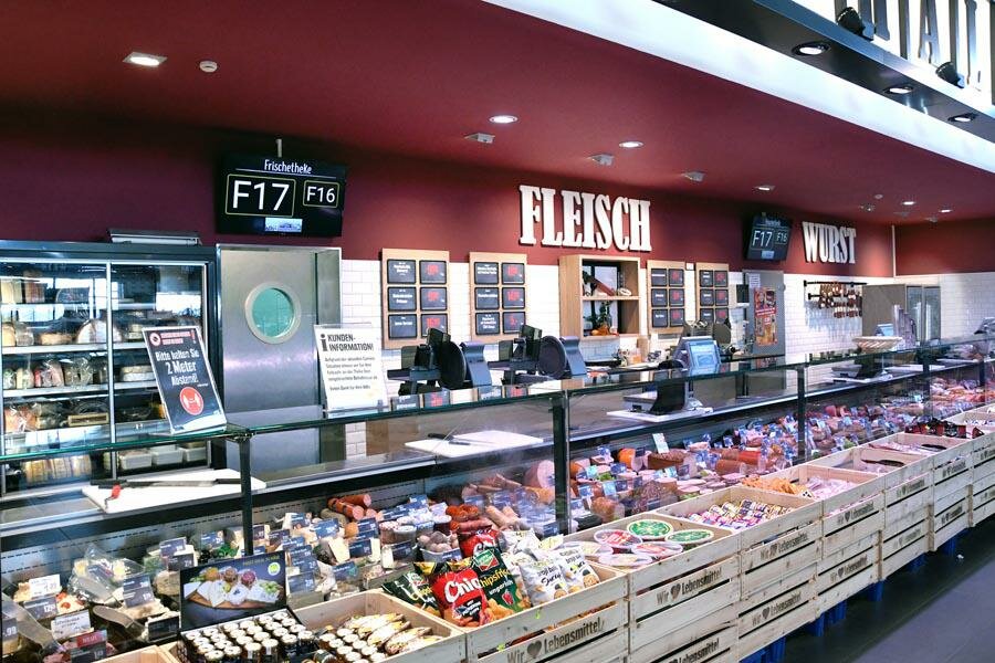 Toptan et ürünleri Edeka Horst in Grünberg, Hesse, foto