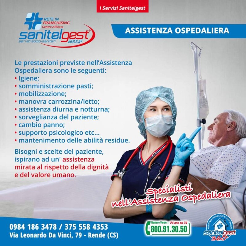 Evde tıbbi yardım Sanitelgest Assistenza Domiciliare ed Ospedaliera, Calabria, foto