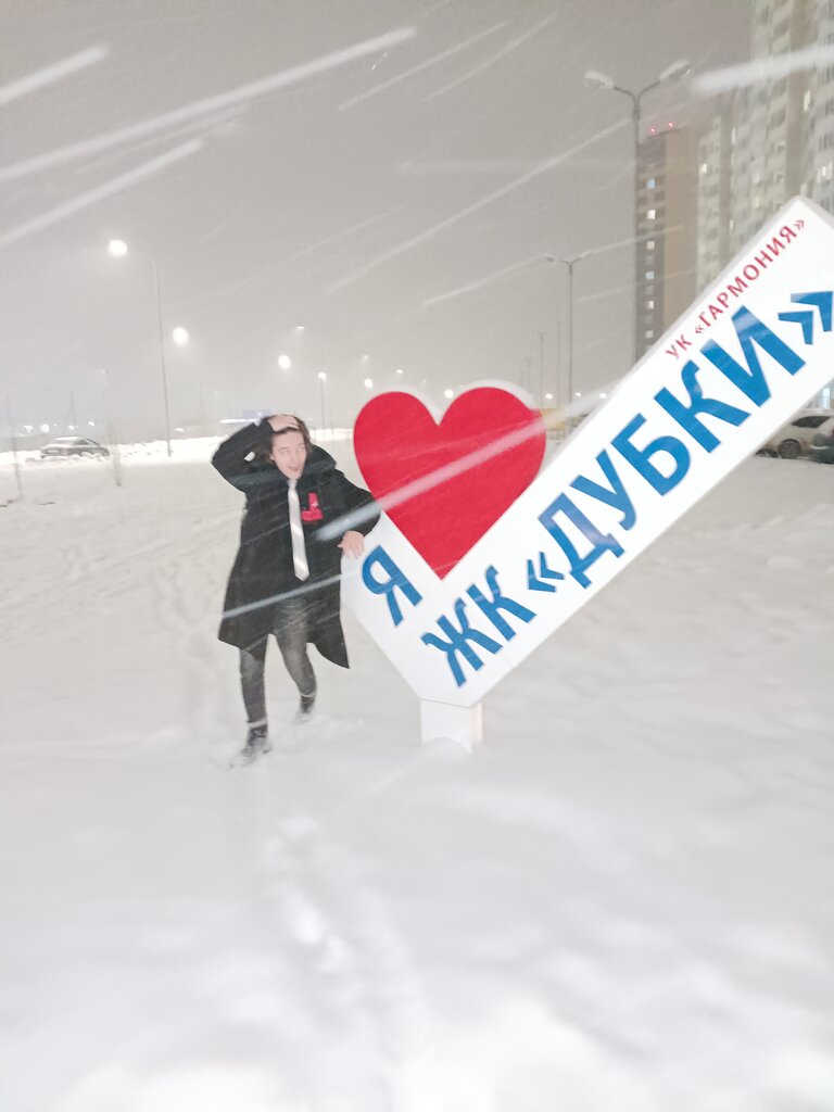 Dekorasyon ve süsleme, onur panosu Я люблю ЖК Дубки, Orenburg, foto